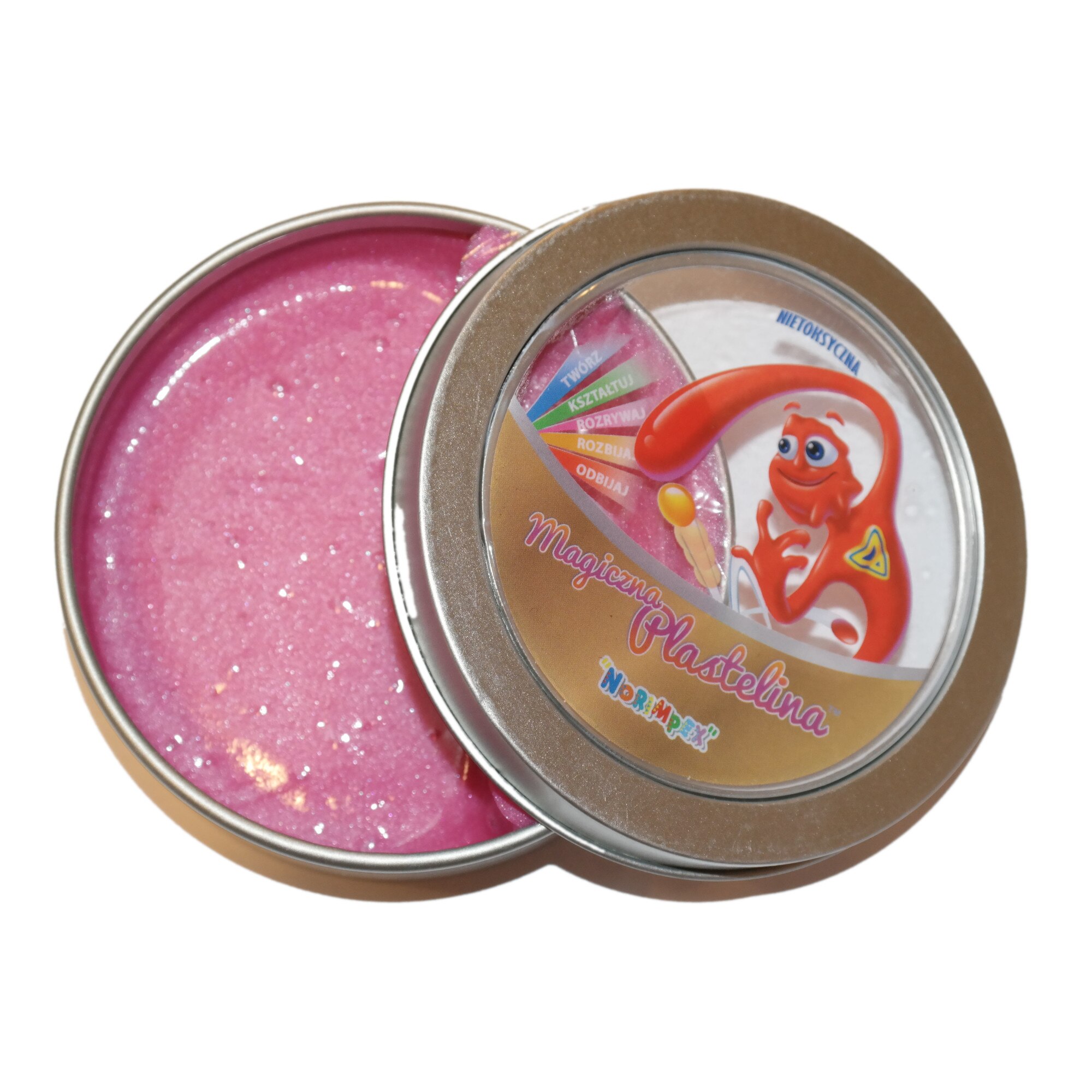 Plastilina non-toxica, Roz, 50g - eMAG.ro
