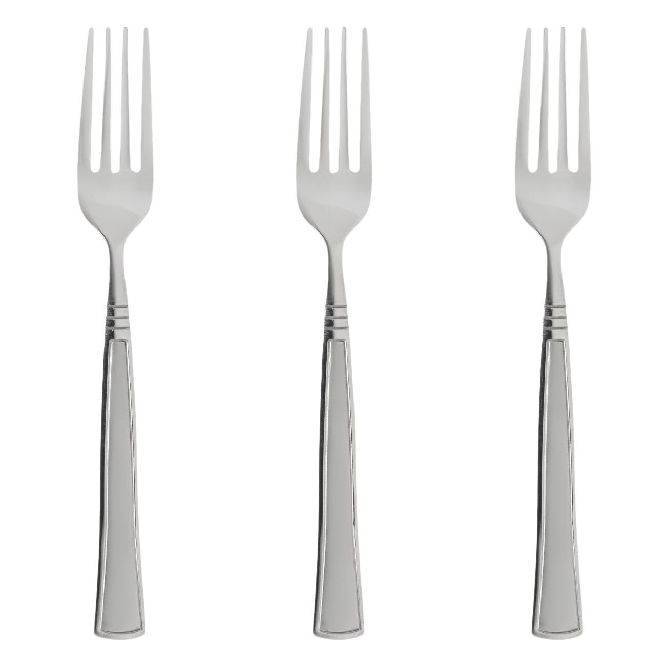 Set furculite sweet pro din inox, Argintiu, 20.3 cm, 3 buc/set - eMAG.ro