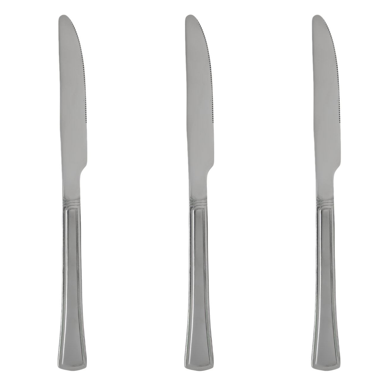 Set cutite sweet pro din inox, Argintiu, 23 cm, 3 buc/set - eMAG.ro