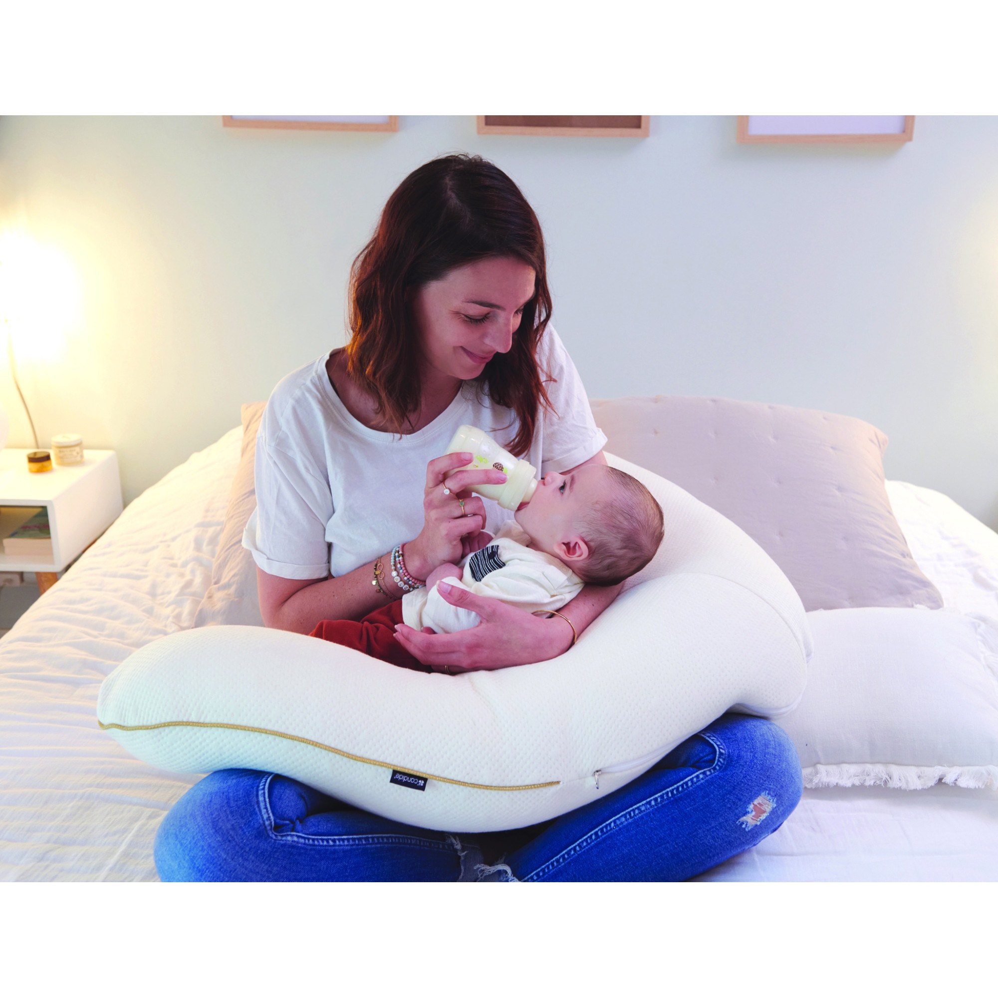 Възглавница Candide, За Кърмене, Органична, Multirelax, 3в1 - eMAG.bg