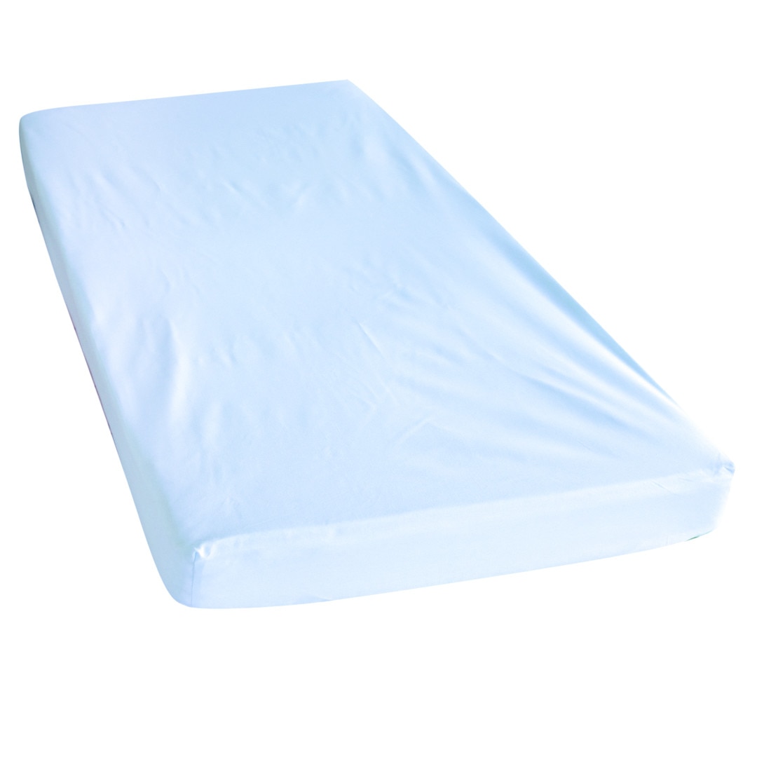 Cearceaf din bumbac cu elastic 120x60cm Pufinas - Blue - eMAG.ro