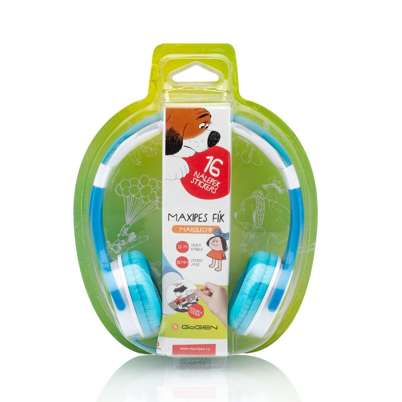 Casti audio pentru baieti GoGEN Maxislechyb, volum limitat 90 dB, 8 ...
