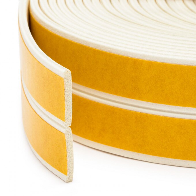 Banda Autoadeziva de Etansare Usi Ferestre, 2 x 3 m, Alb - eMAG.ro