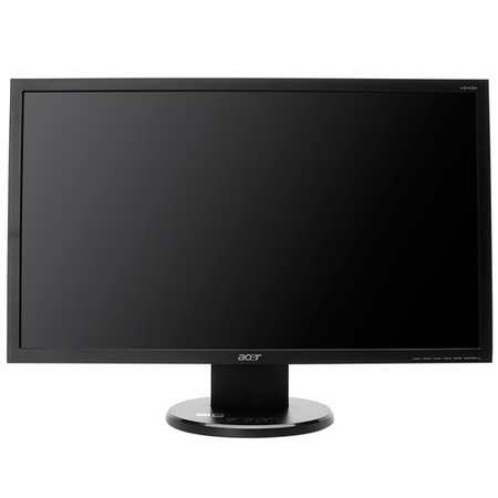 Monitor LED Acer 24", Wide, Full HD, DVI, Boxe, Negru, V243HL - eMAG.ro