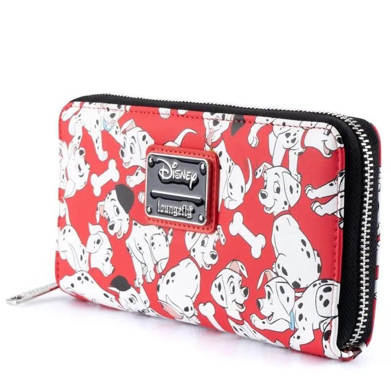 Portofel copii, Disney by Loungefly - Dalmatians, Piele ecologica, Rosu ...