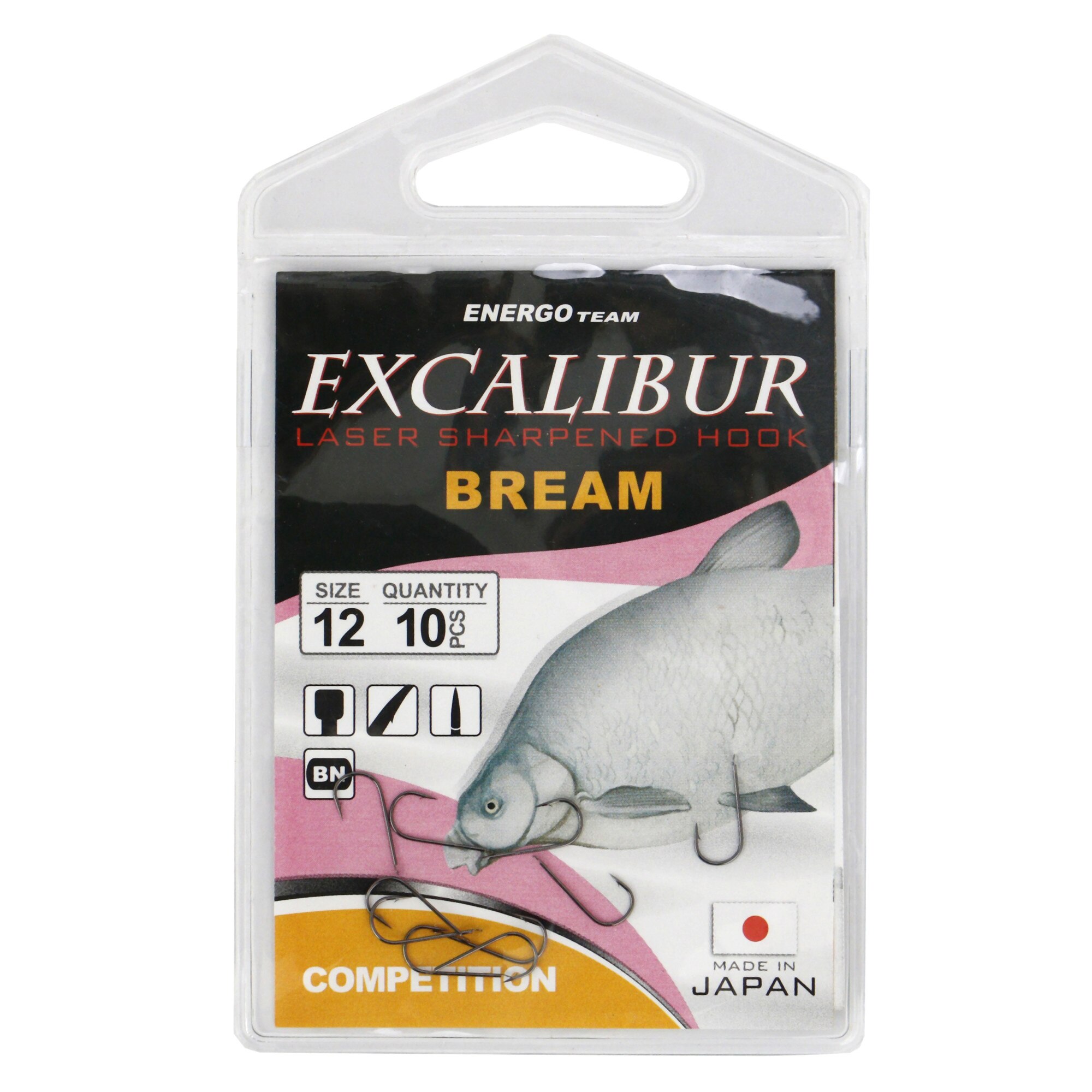 Carlige Excalibur Bream Competition, Ns, nr.12, 10buc - eMAG.ro