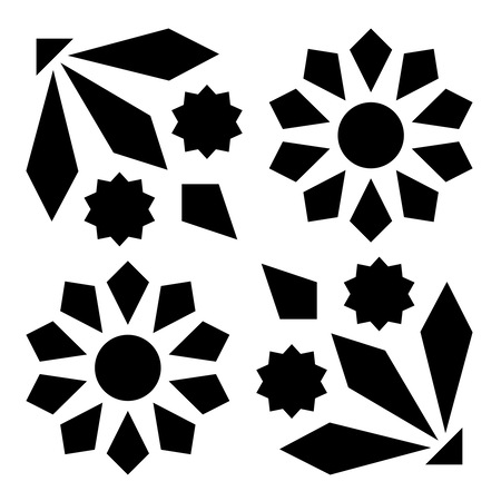 Sablon decorativ Duo Flower, A4, reutilizabil, plastic - eMAG.ro