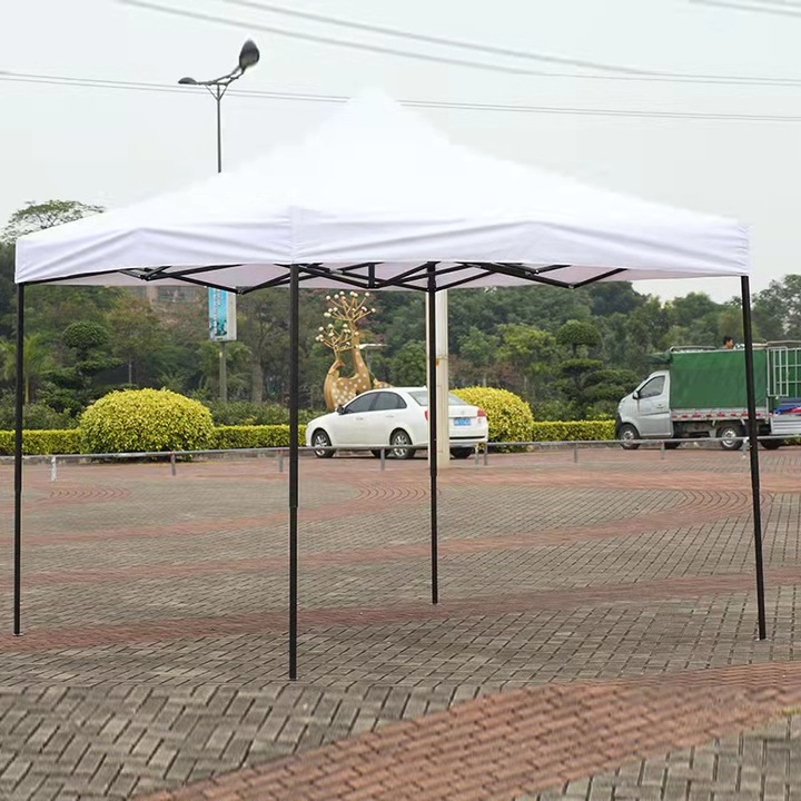 Cort pavilion pliabil, 3x3 m, Nevermore, Cadru metal cu panza ...