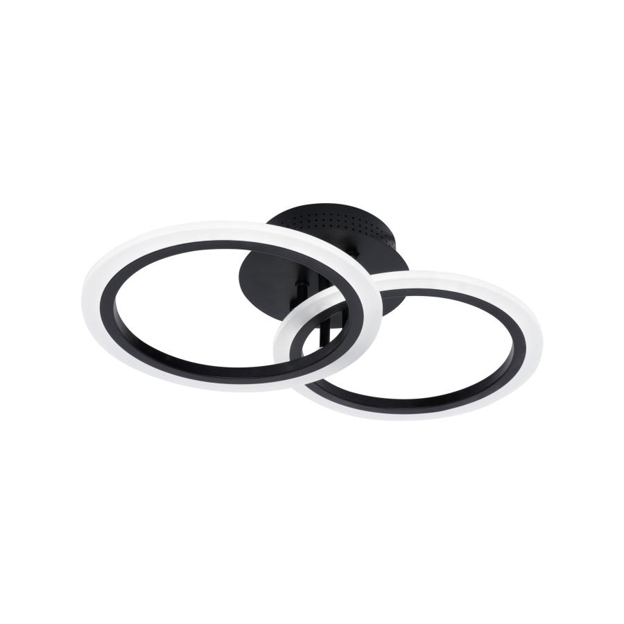 Lustra Led Cerc cu Telecomanda, 48W, Negru, Acril, Dimabila - eMAG.ro