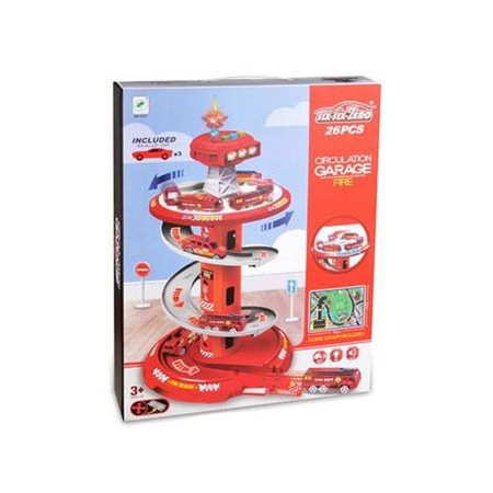 Set masinute, Magic Toys, Cu lumina si sunet, Plastic, Rosu - eMAG.ro