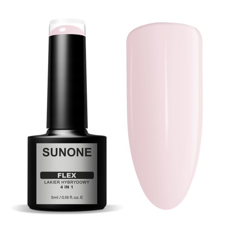 Rubber base coat 4in1 Sunone, 5 ml, 100, Roz - eMAG.ro
