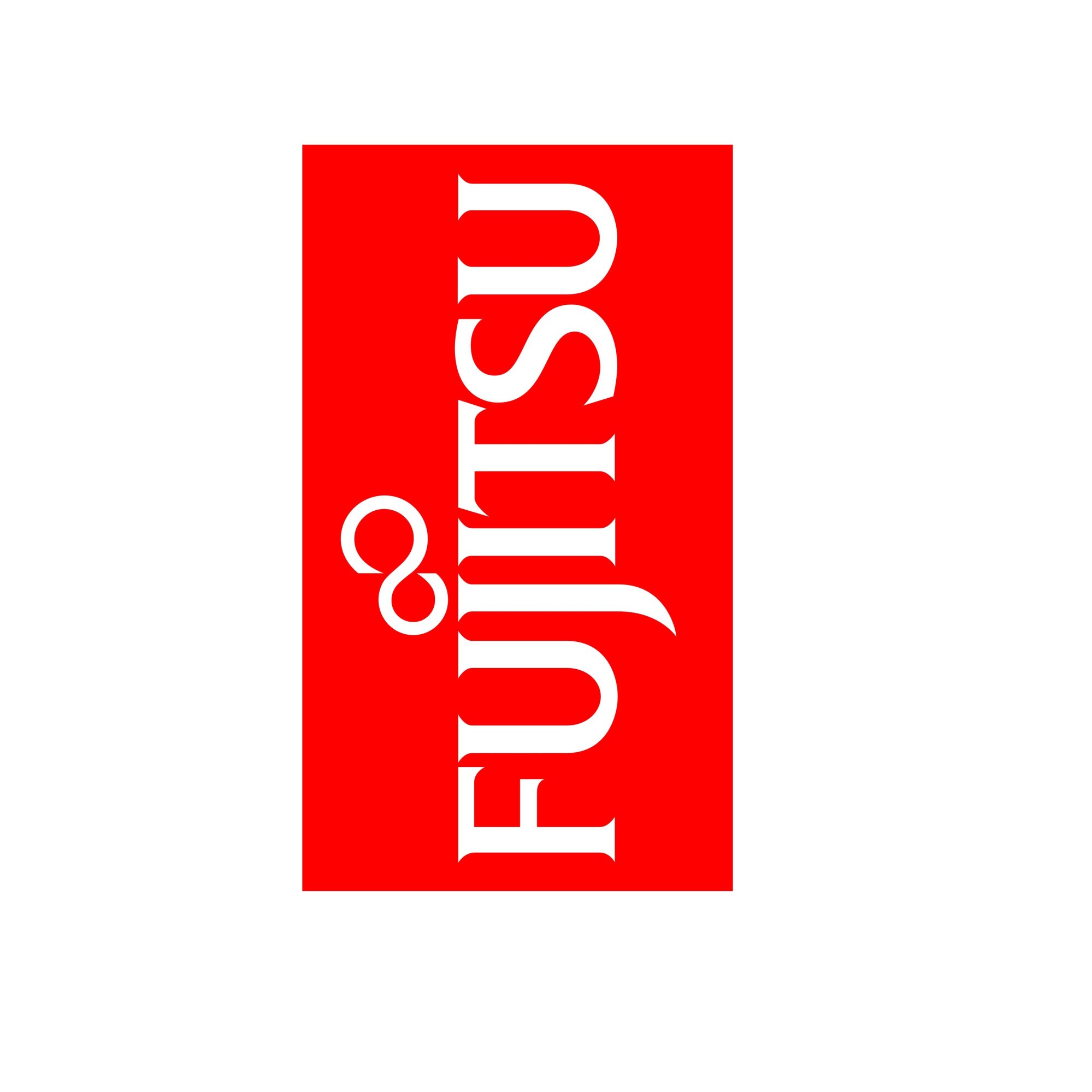 Sticker Fujitsu, 14cmx8cm, pentru lipit pe Auto, Moto, Laptop, Tableta ...