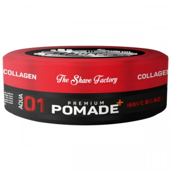 Ceara Pomada Premium cu colagen, Shave Factory Wave Beast 01, 150ml ...