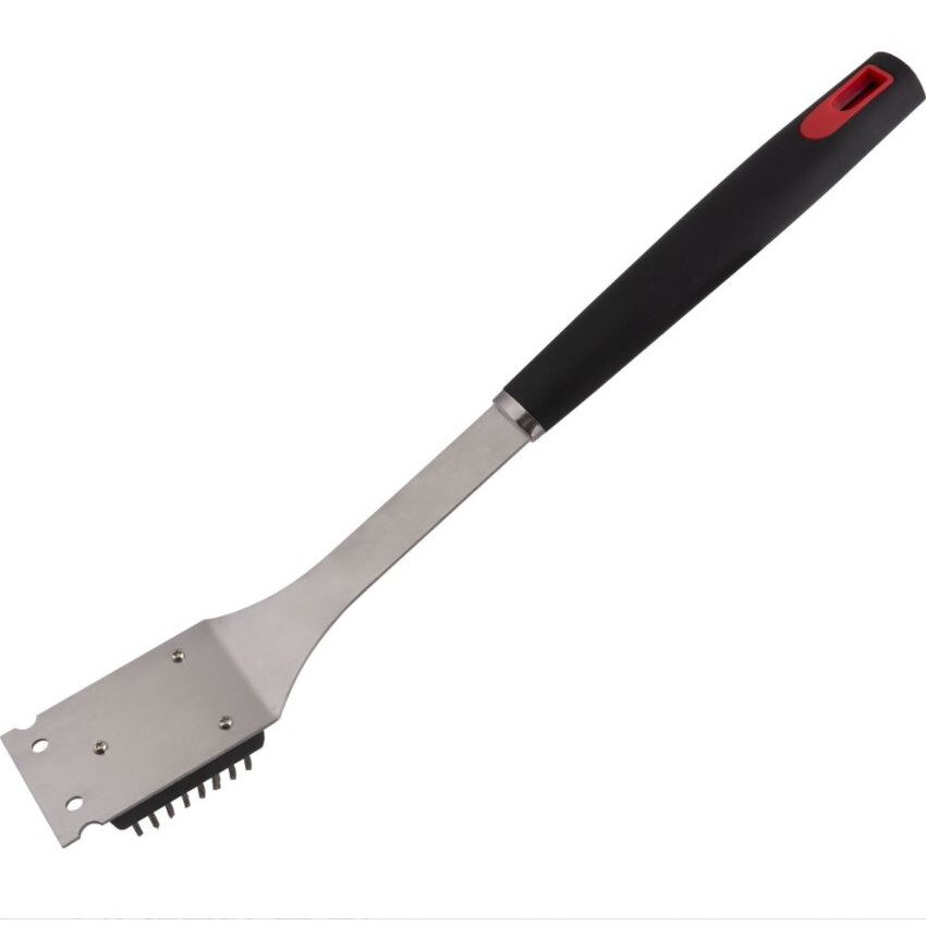 Perie pentru curatat gratar, 2 in 1, sarma si racleta - eMAG.ro