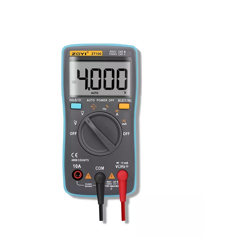 Multimetru Digital ZOYI ZT-100, Frecventa, Tensiune, Curent - eMAG.ro