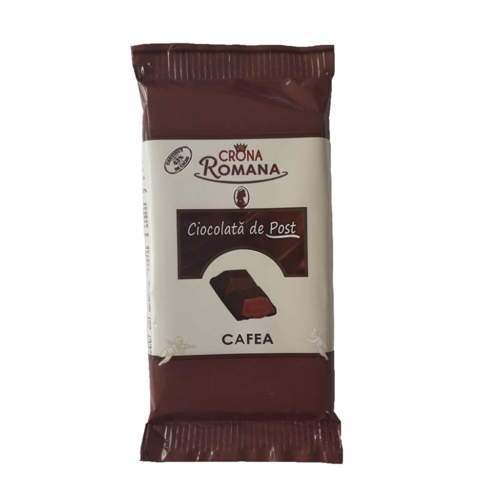 Ciocolata de Post cu Cafea Crona Romana, 50 g - eMAG.ro
