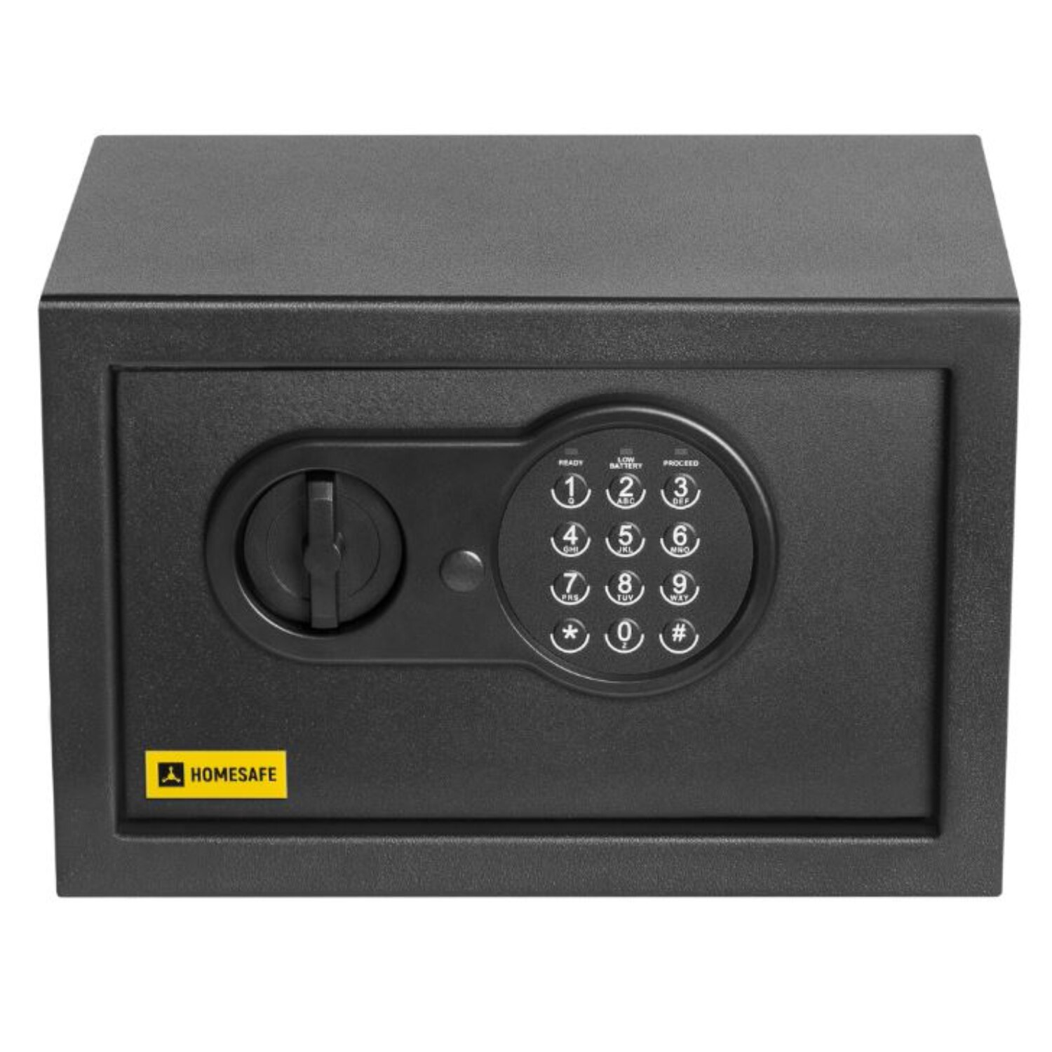Seif de perete HomeSafe, din otel, negru, 20 x 20 x 31 cm - eMAG.ro