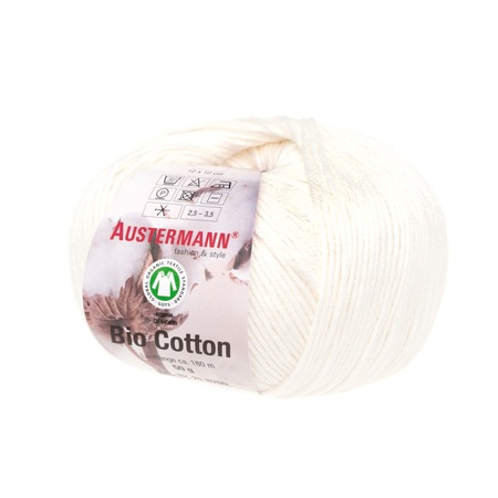 Fir 100% bumbac organic, Austermann, Bio Cotton Color 10 de tricotat si ...