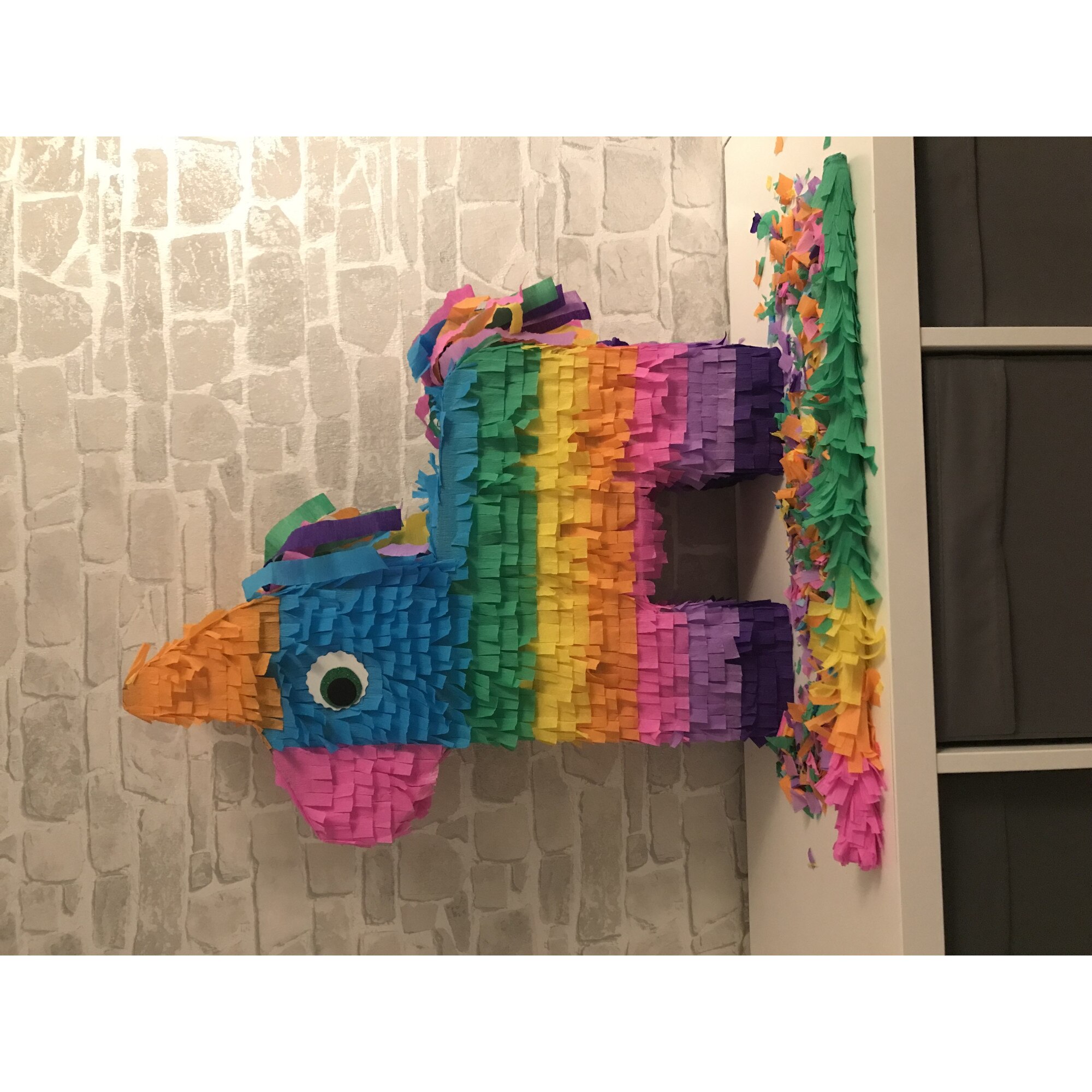 Pinata magarus,60 cm, multicolor, cu bata si confetti - eMAG.ro