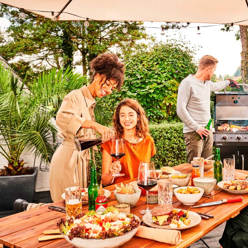 Gratar pe gaz Char-Broil Performance Core B 3 Cabinet, grile din fonta ...