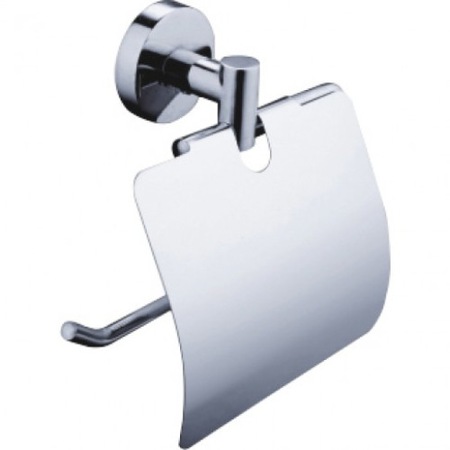 Suport pentru hartie igienica, F015, cu clapeta, cromat, 15 x 5.2 x 15 ...