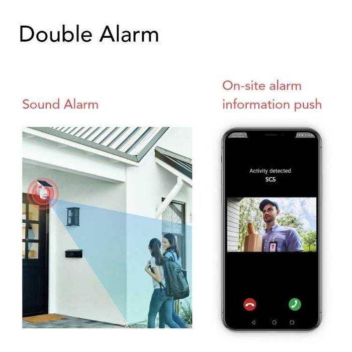 Camera de supraveghere TSS-WIFI-LS10 cu panou solar si acumulatori ...