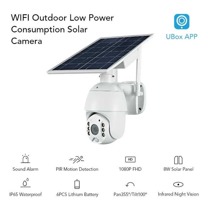 Camera de supraveghere TSS-WIFI-LS10 cu panou solar si acumulatori ...