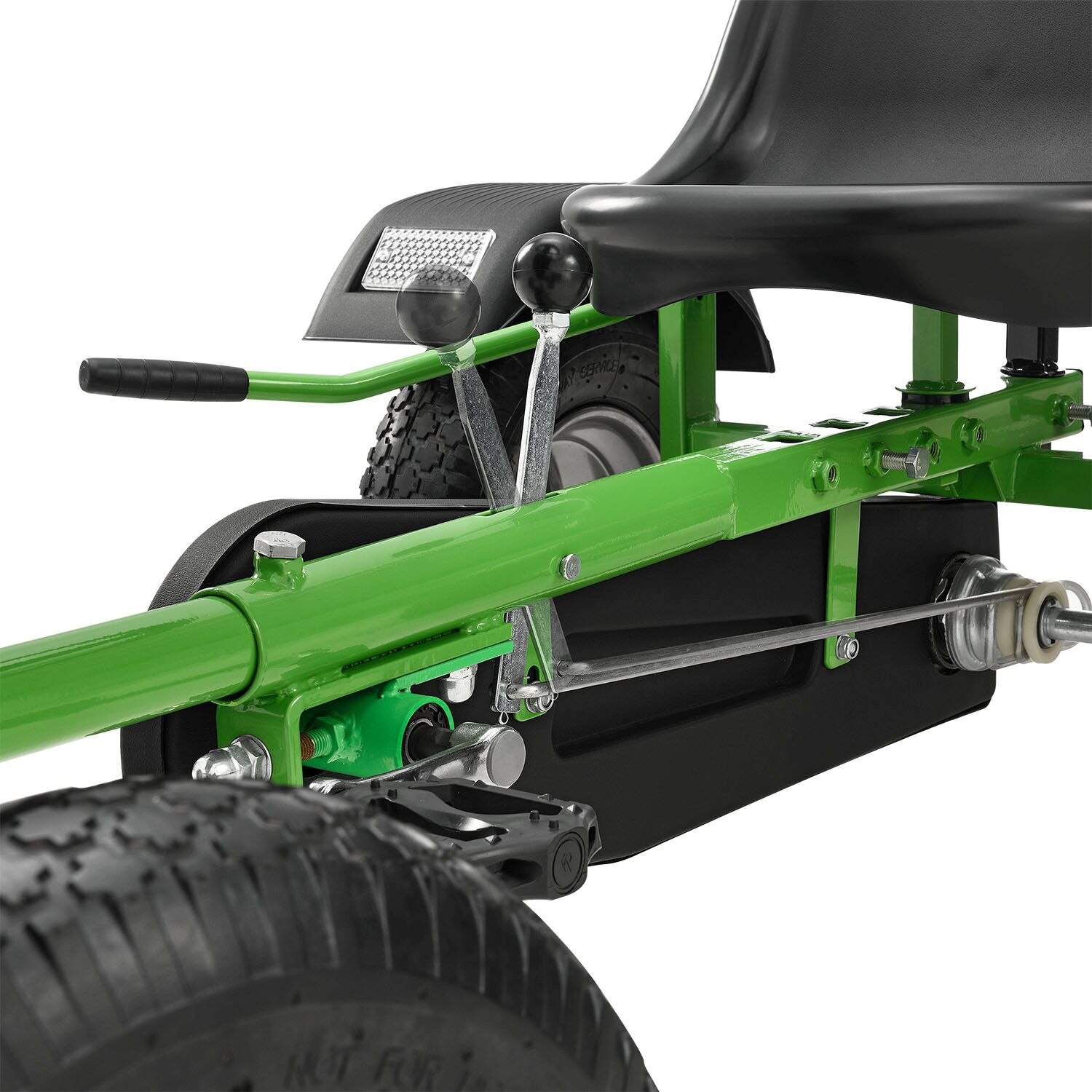 Cart copii 8+, cu 2 locuri, scaun fata 80 kg, scaun spate 25 kg ...