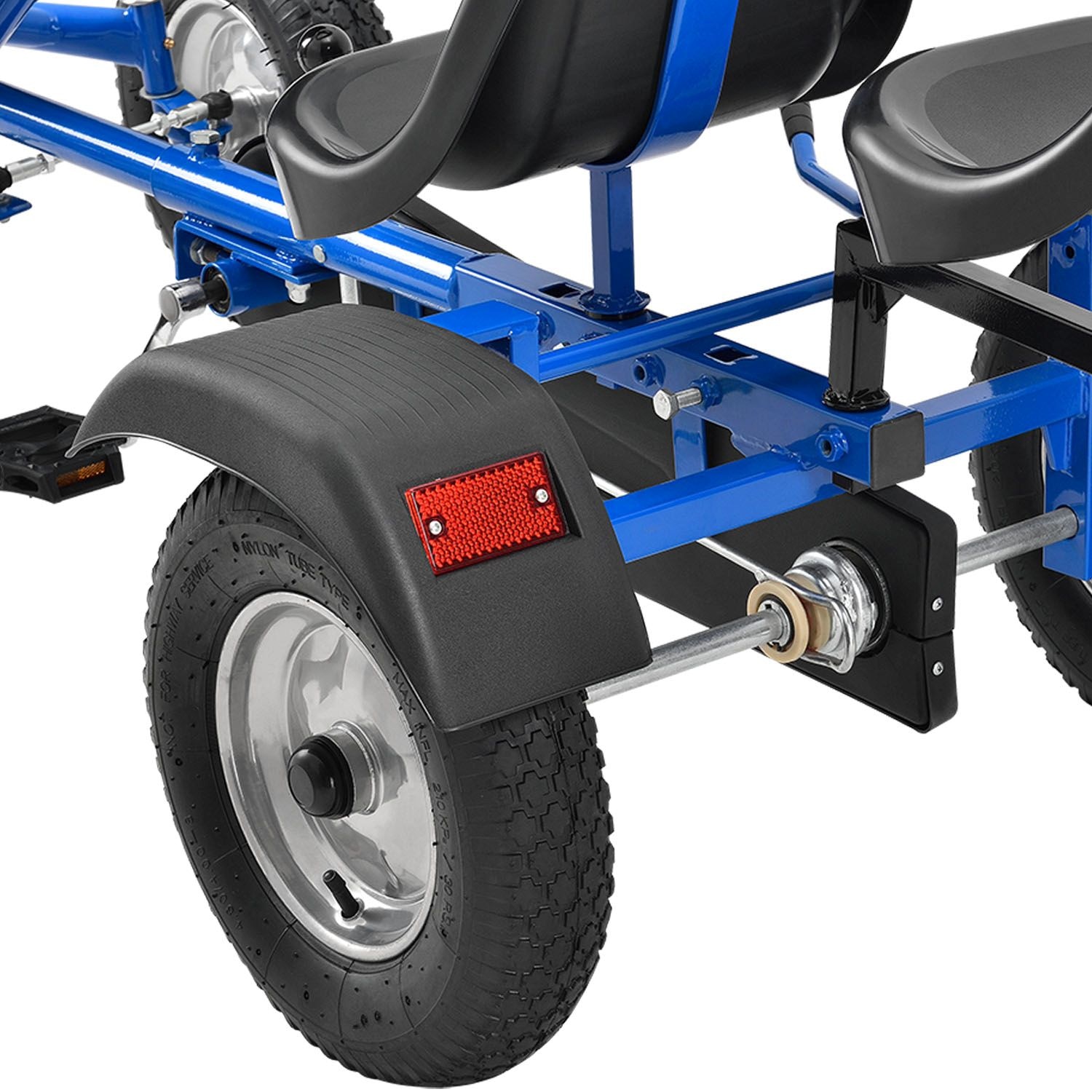 Cart copii 8+, cu 2 locuri, scaun fata 80 kg, scaun spate 25 kg ...