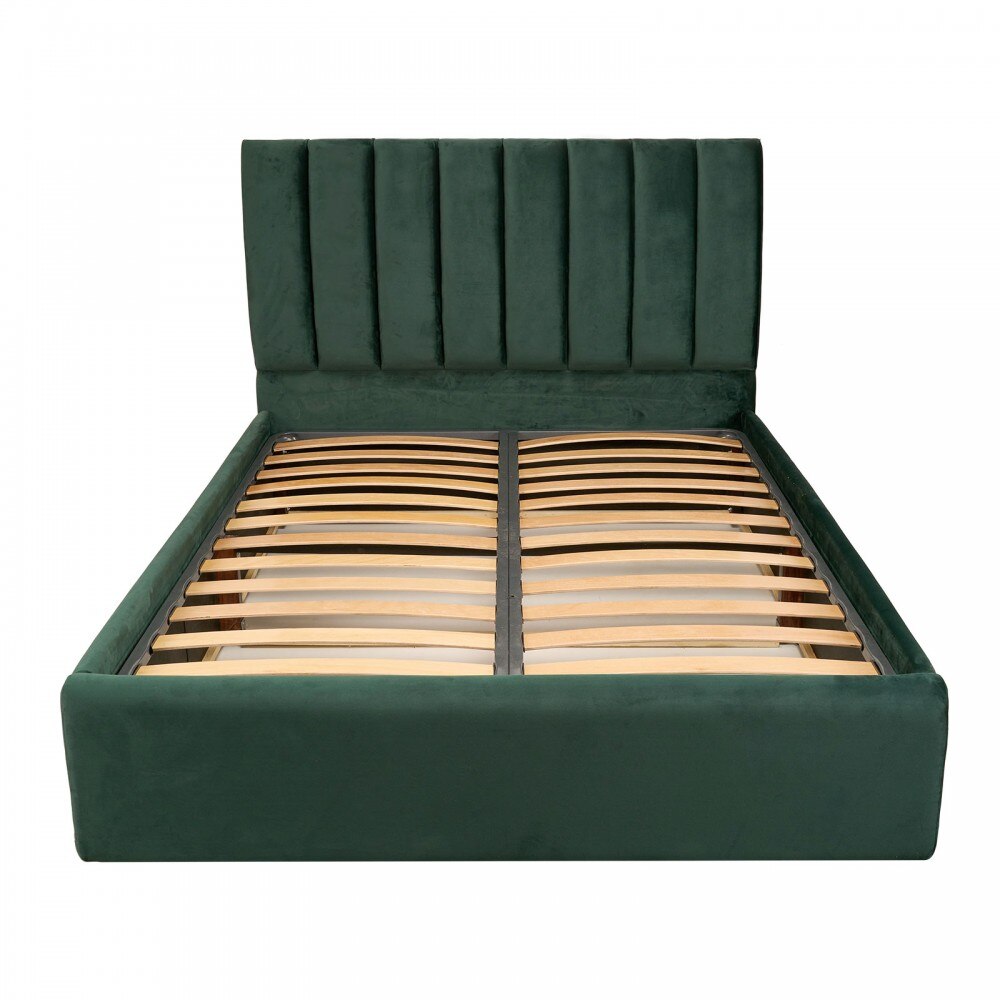 Pat dormitor Marlin, 160x200 cm, verde - eMAG.ro