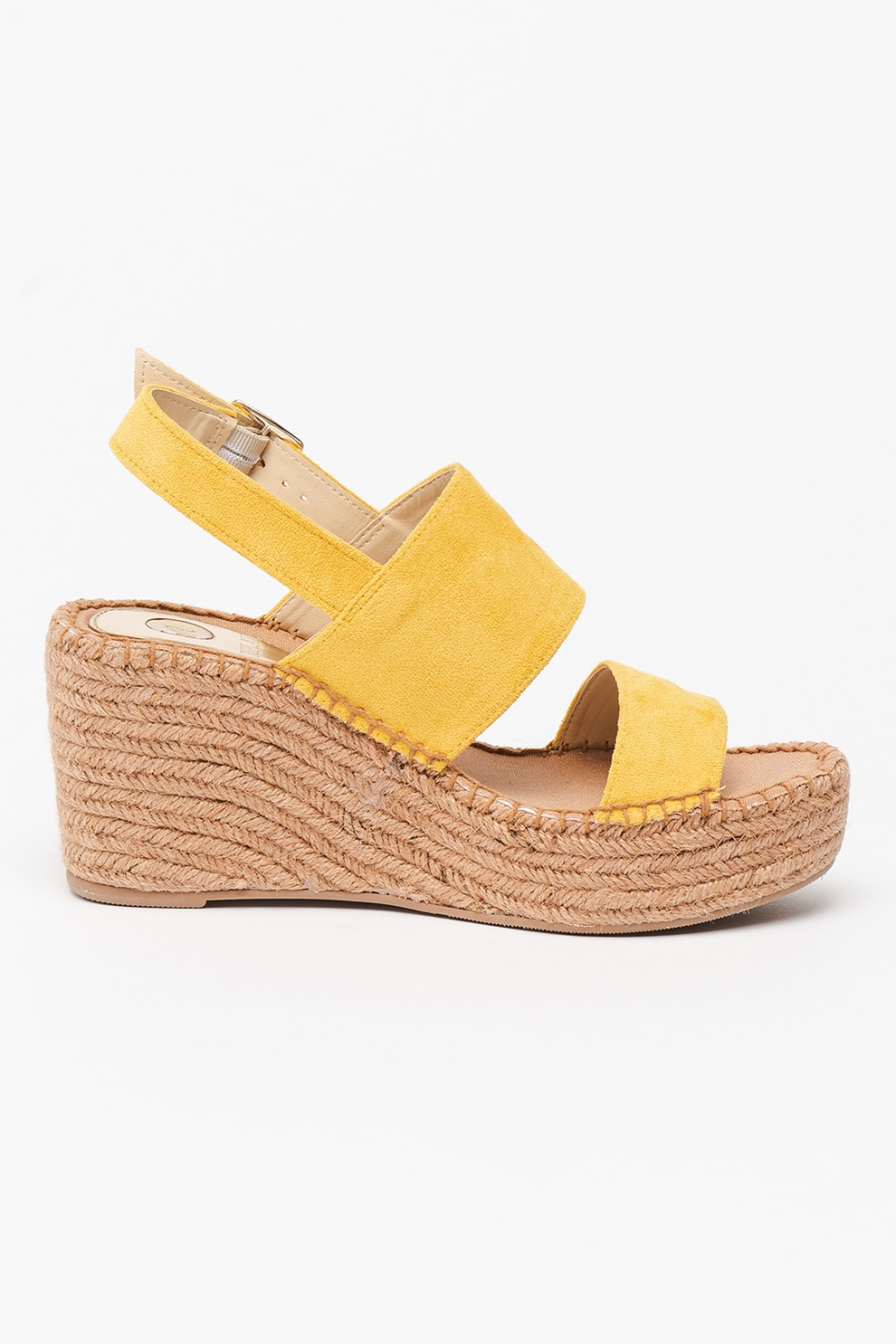 Replay, Sandale -espadrile wedge de piele intoarsa ecologica Susan ...