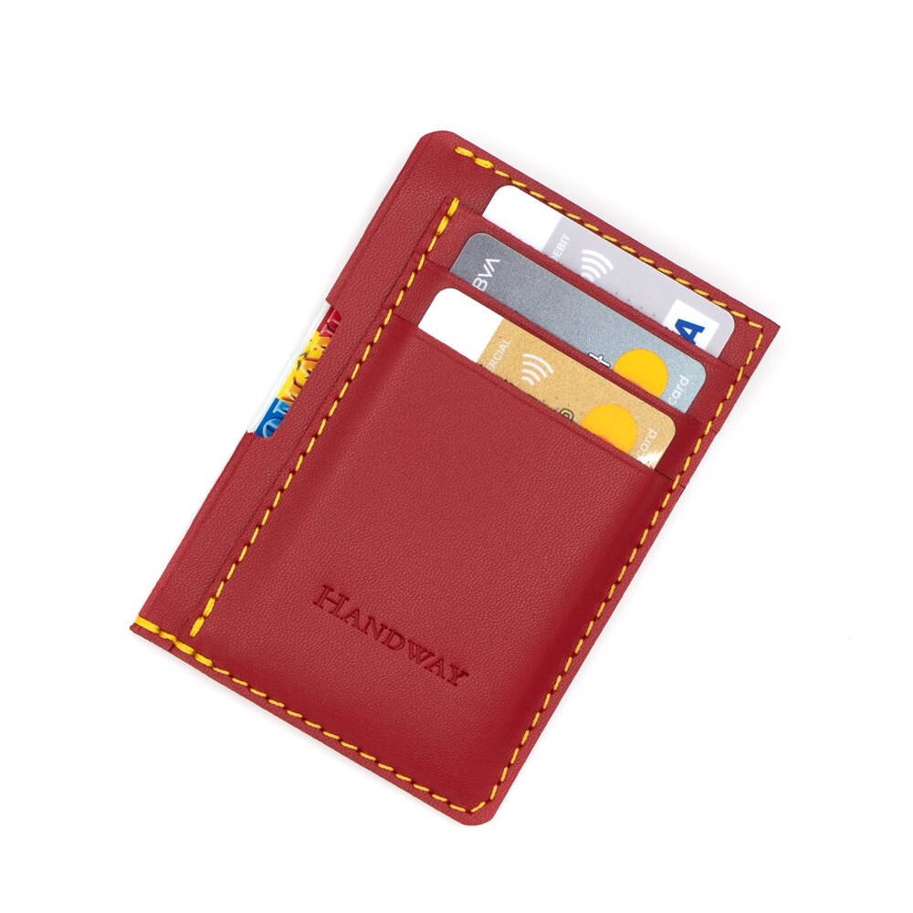 Port card din piele naturala, Compartiment buletin, Handway, Premium ...