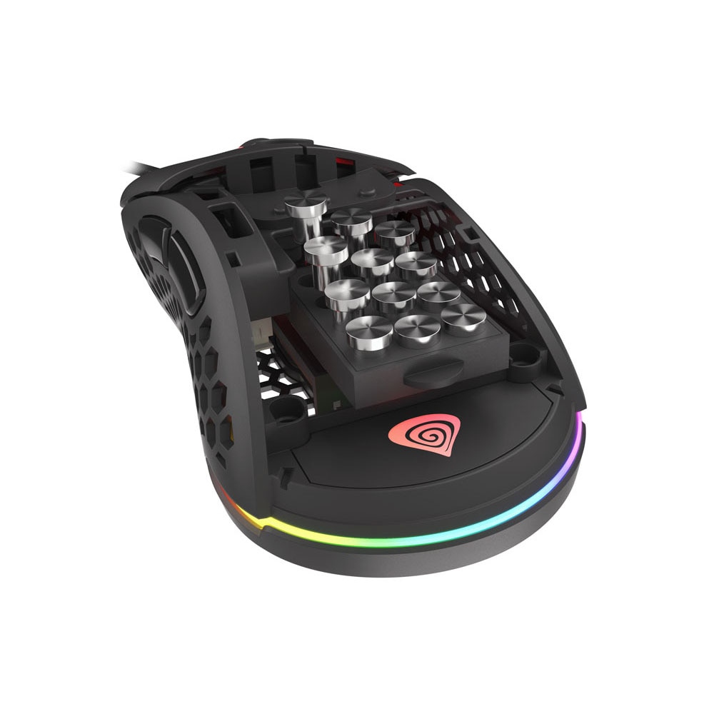 Mouse gaming, Genesis, Xenon 800, 16000 DPI, RGB/Negru - eMAG.ro