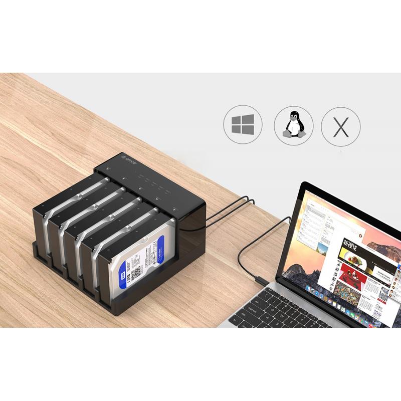 Rack extern multifunctional HDD/SSD 2.5 si 3.5 inch Orico, functie de ...