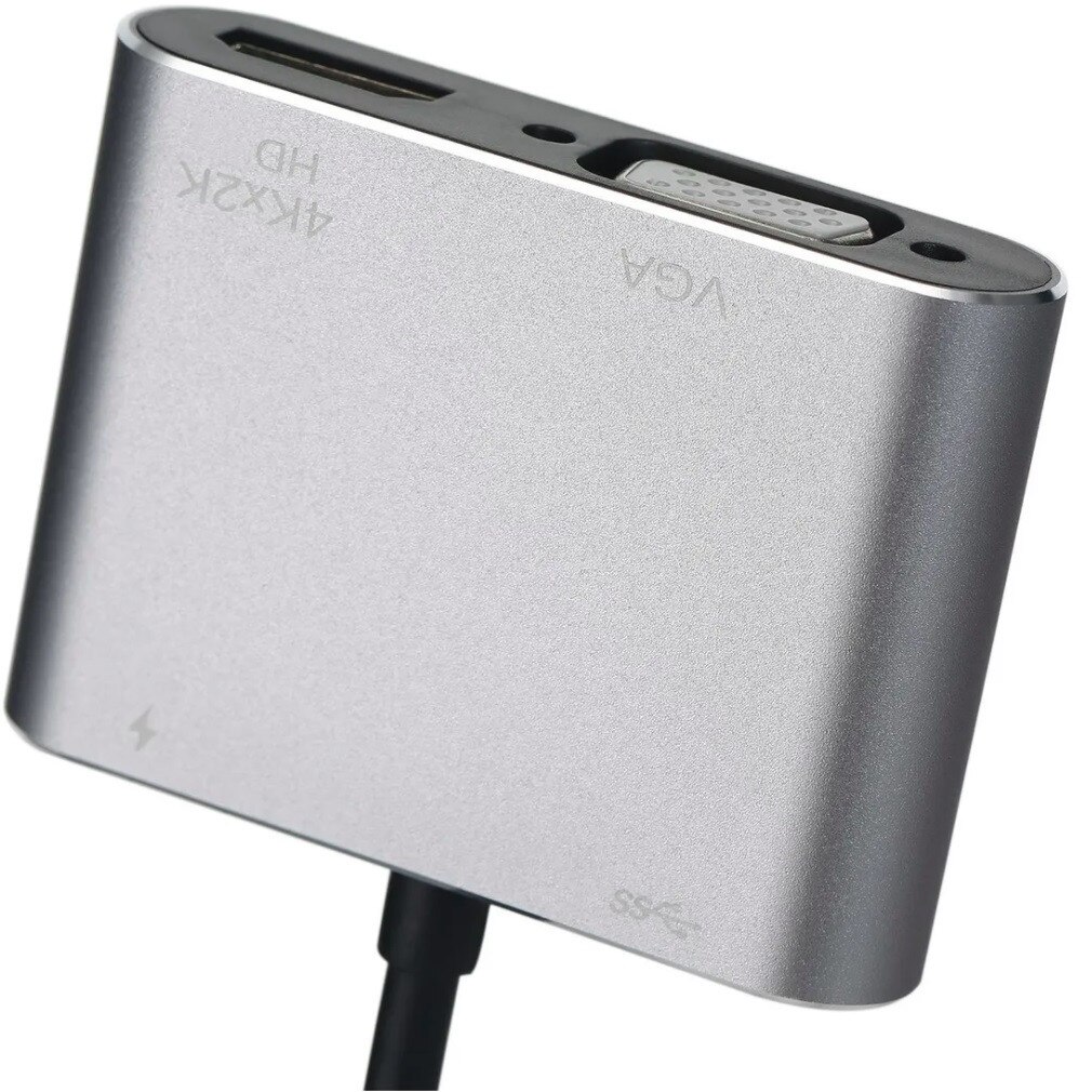 Rocketek Adapter dokkoló állomás, USB-C Hub 4 az 1-ben, VGA, HDMI, USB ...