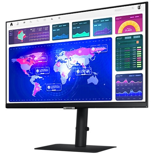Monitor LED, Samsung, 24", IPS, Negru - eMAG.ro