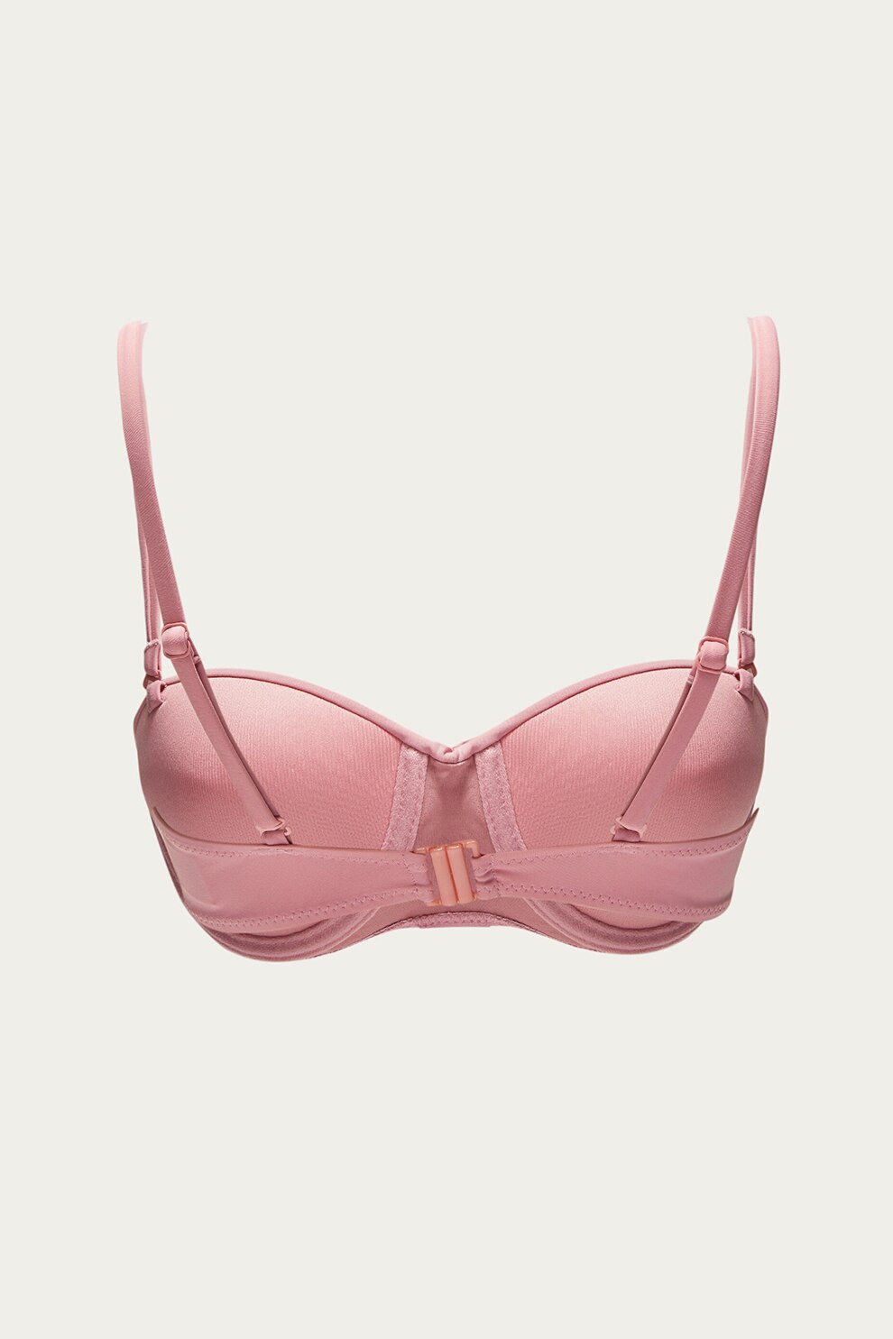 LC WAIKIKI, Sutien de baie balconette cu design rasucit, Roz pastel, 44 ...