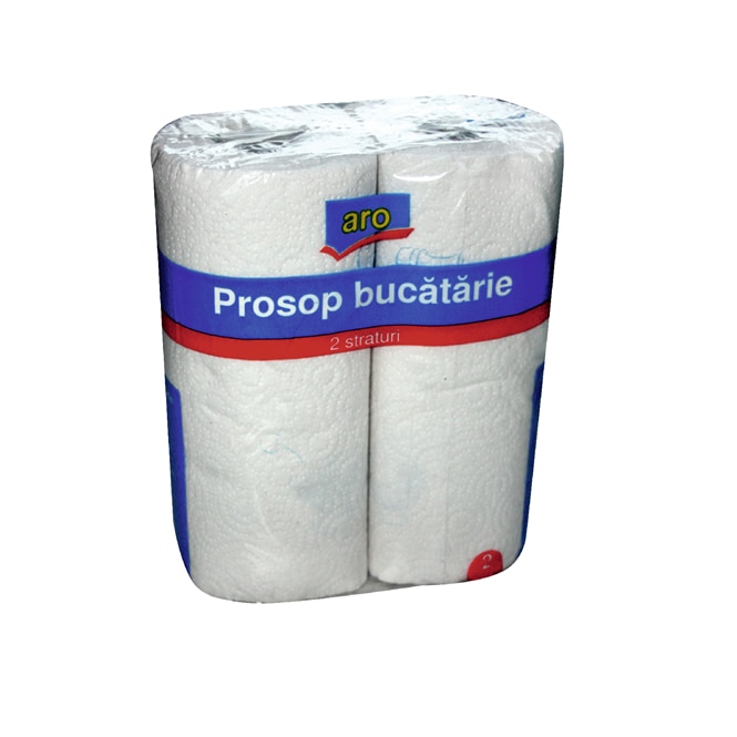 Prosop hartie, Aro, 2 straturi, 2 role - eMAG.ro