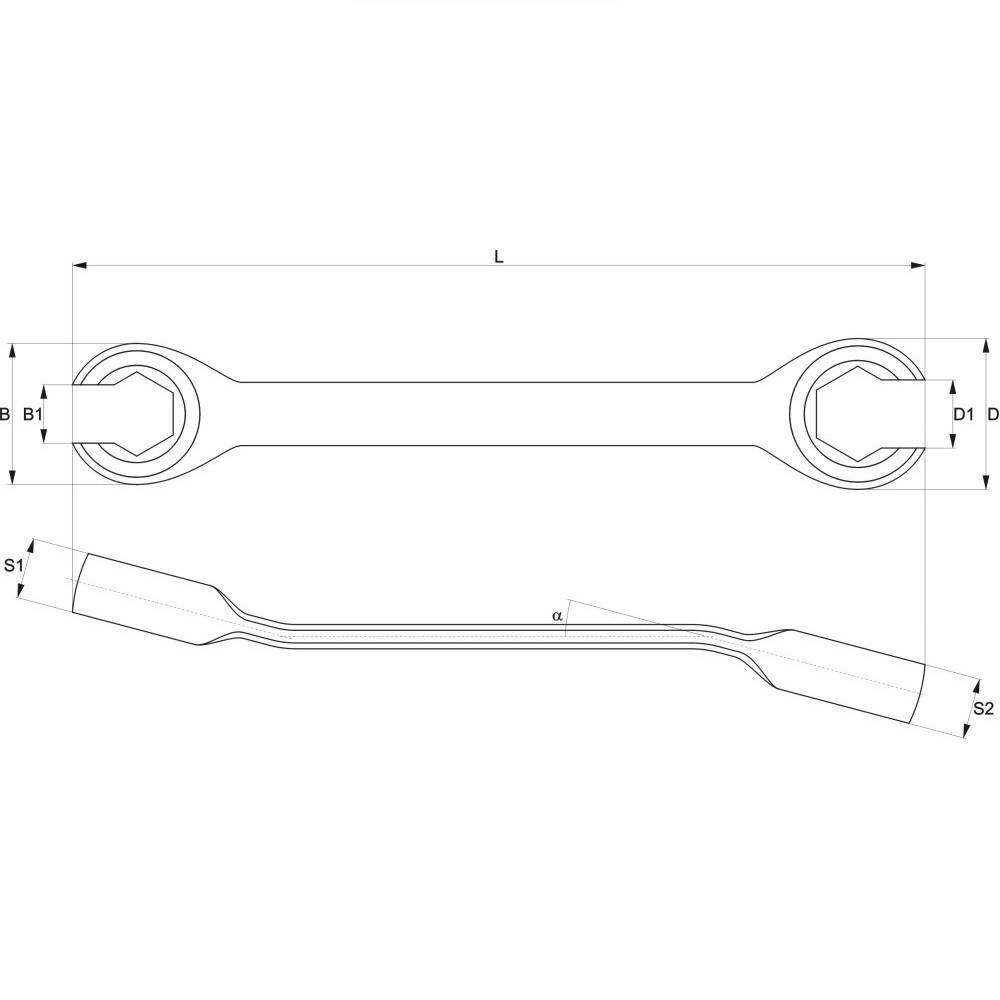 Cheie inelara semi-deschisa Yato YT-0139, Crom Vanadiu, 19x21 mm - eMAG.ro