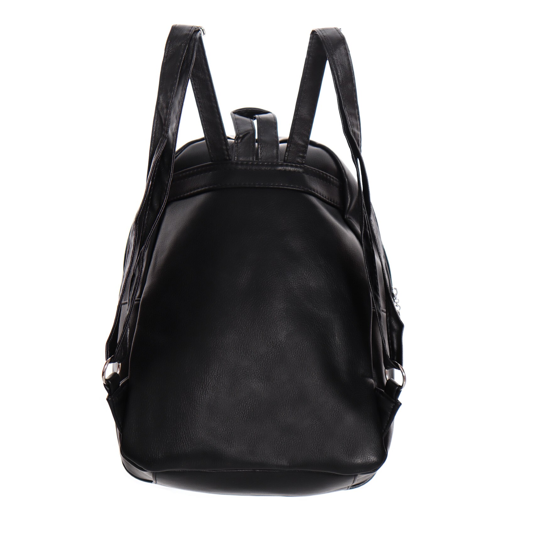 Rucsac negru pentru dama, piele ecologica, 40x28x15 cm, Recostore ...