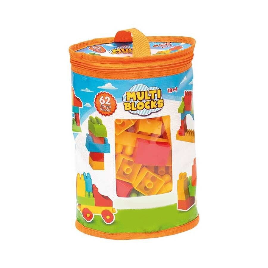 Cuburi de construit Multi Blocks in gentuta 62 piese - eMAG.ro