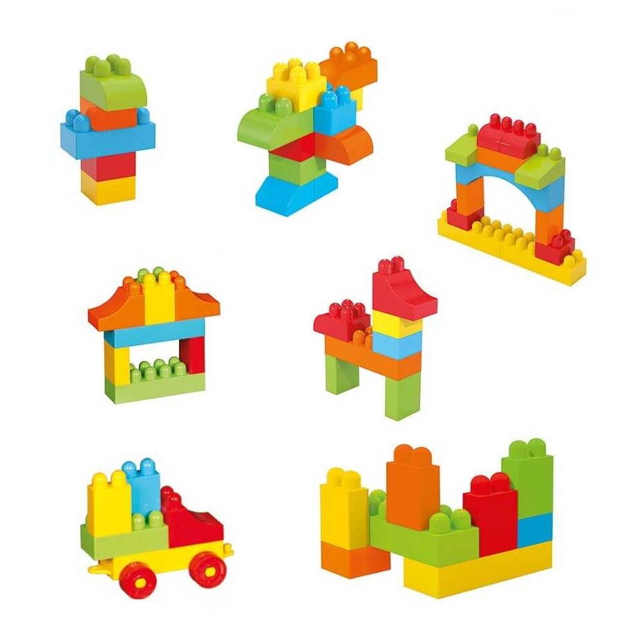 Cuburi de construit in gentuta Multi Blocks 120 piese - eMAG.ro