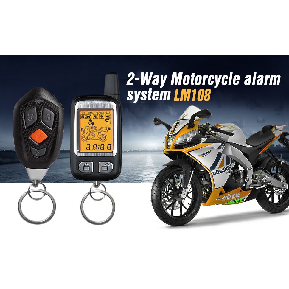 Alarma motocicleta, scuter, atv, functie pornire motor, actionare de la ...