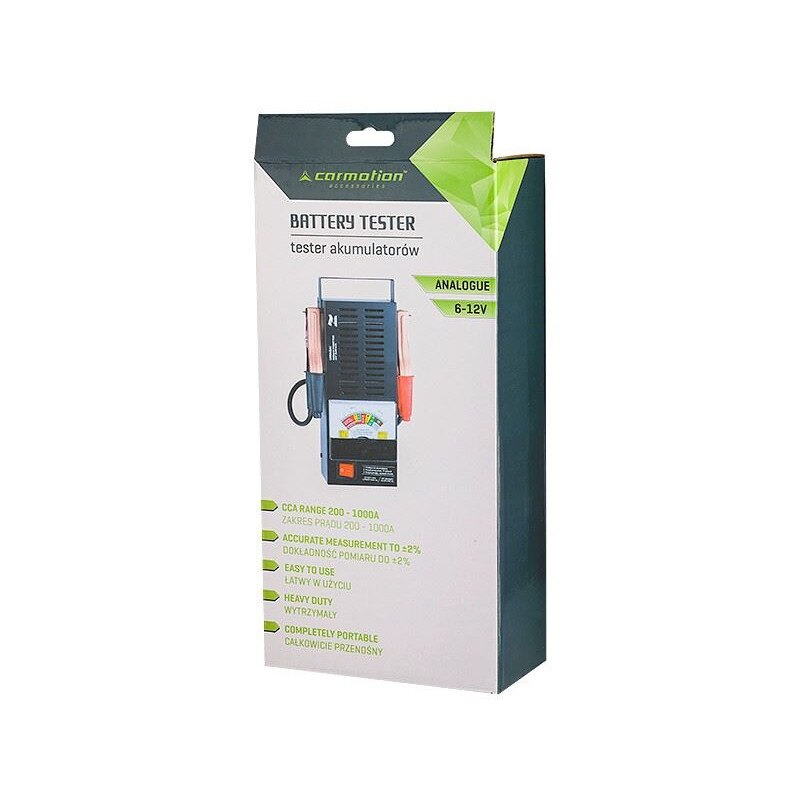 Tester voltmetru acumulator 6-12V analog, 58680 Carmotion - eMAG.ro
