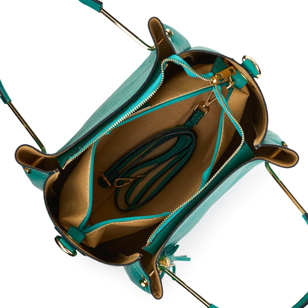 Geanta dama din piele naturala Fabiana vernil - eMAG.ro