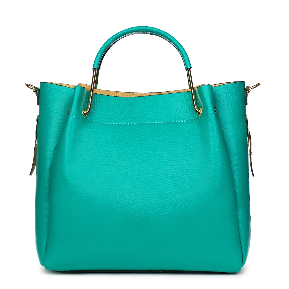 Geanta dama din piele naturala Fabiana vernil - eMAG.ro