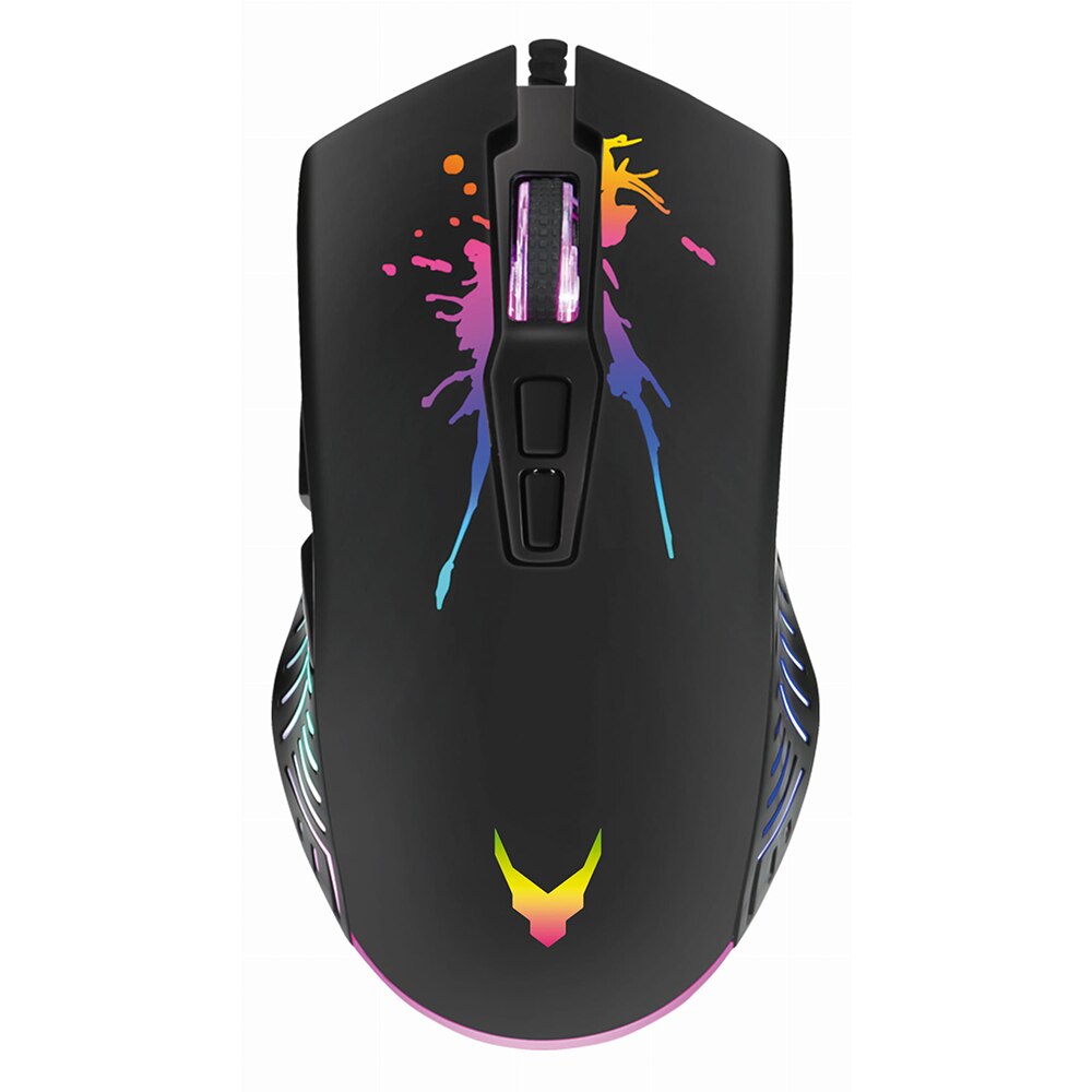 Mouse Gaming Varr VGMB05, Iluminare RGB, 7200 Dpi, Negru - eMAG.ro