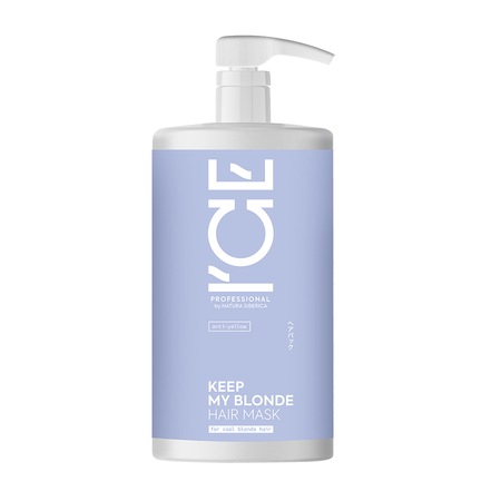 Natura Siberica ICE Keep my Blonde sárga haj elleni maszk, 750 ml - eMAG.hu