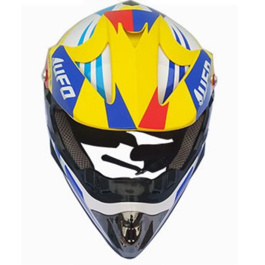 Set Casca Cross/Enduro/Atv/Moto, Marime XL, Multicolor, Certificat ...