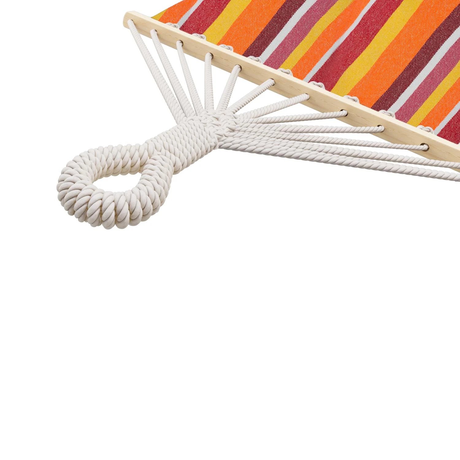 Hamac din bumbac si poliester, pentru 2 persoane, rezistent, cu husa ...